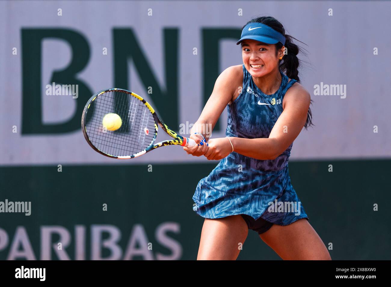 Alexandra EALA (PHL) during the Roland-Garros 2024, ATP and WTA Grand ...
