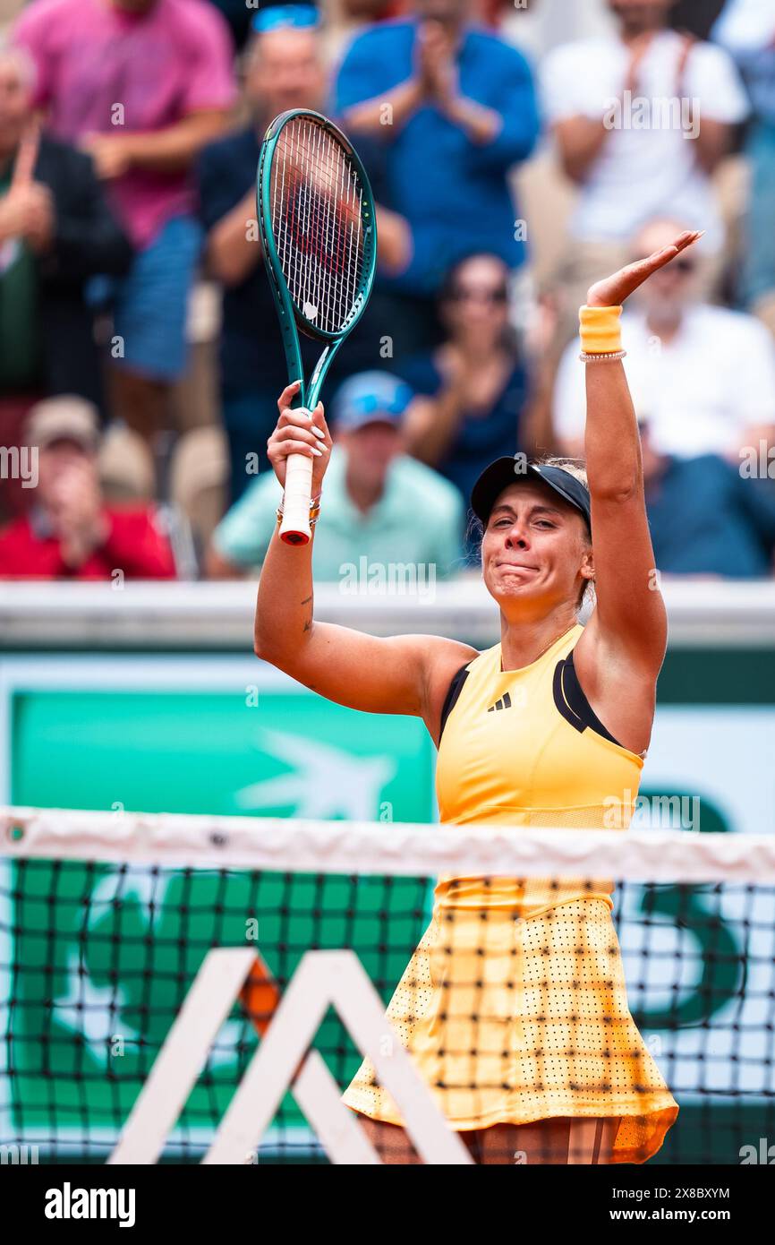 Leolia JEANJEAN (FRA) during the Roland-Garros 2024, ATP and WTA Grand ...