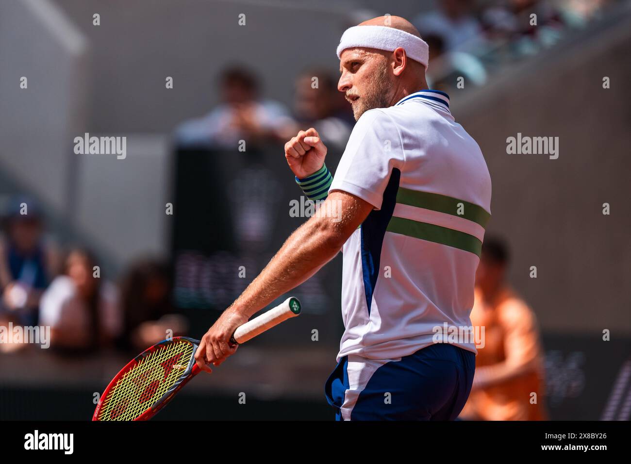 Denis KUDLA (USA) during the Roland-Garros 2024, ATP and WTA Grand Slam ...