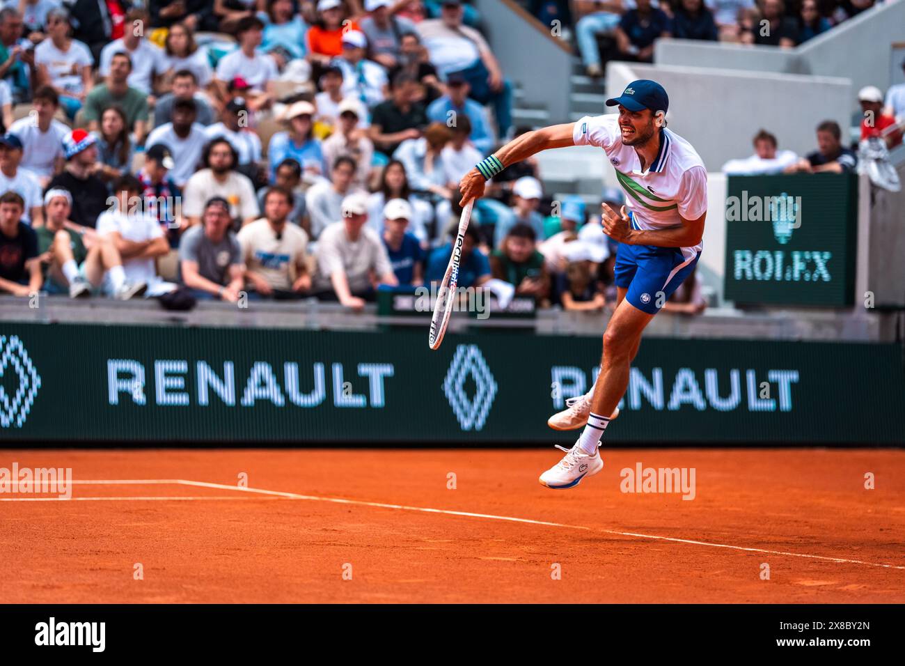 Gregoire BARRERE (FRA) during the Roland-Garros 2024, ATP and WTA Grand Slam tennis tournament ...