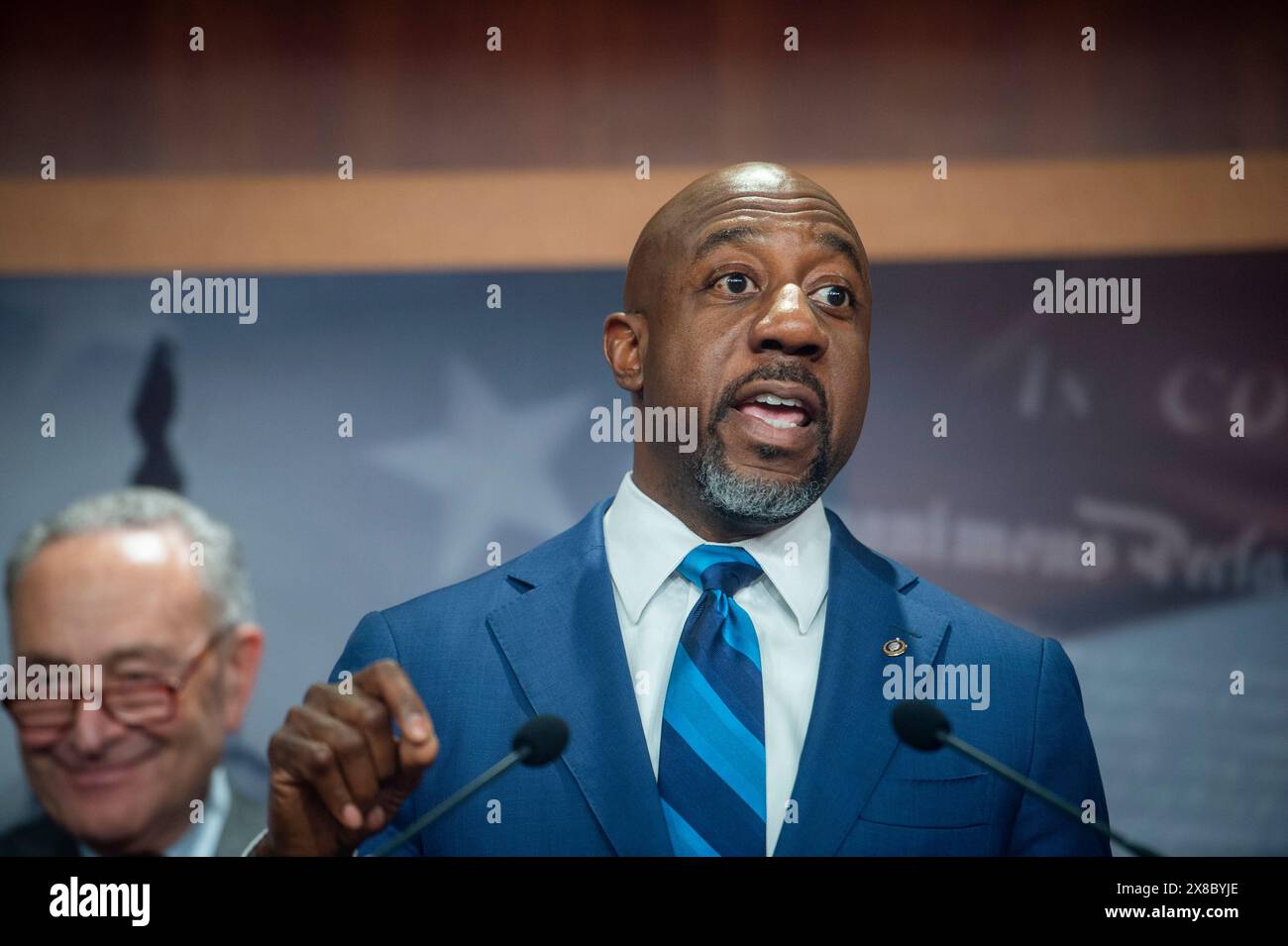 United States Senator Raphael G. Warnock (Democrat of Georgia) offers ...