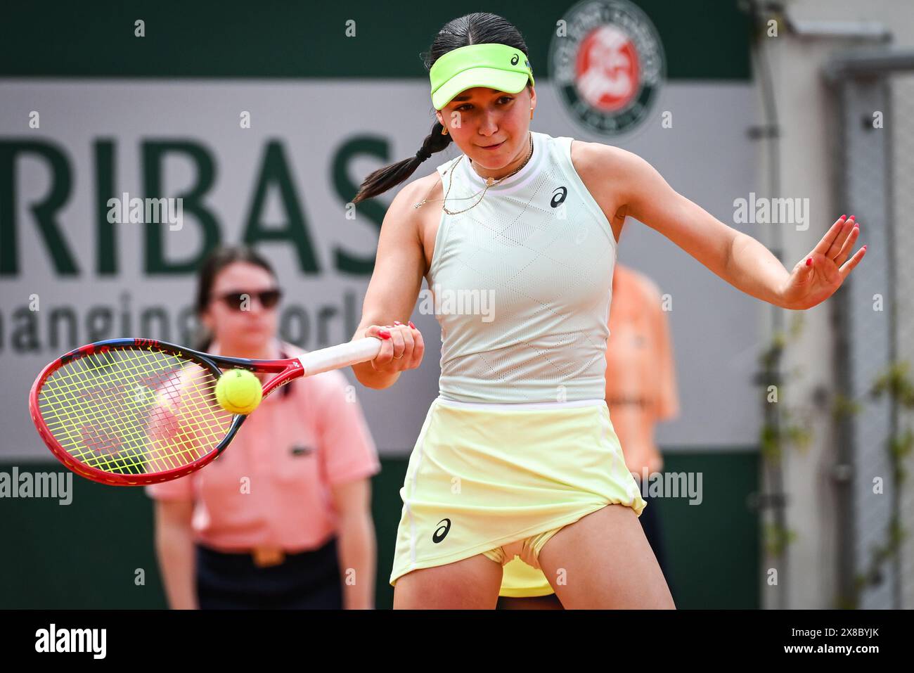 Eva LYS of Germany during fifth qualifying day of Roland-Garros 2024, ATP and WTA Grand Slam ...