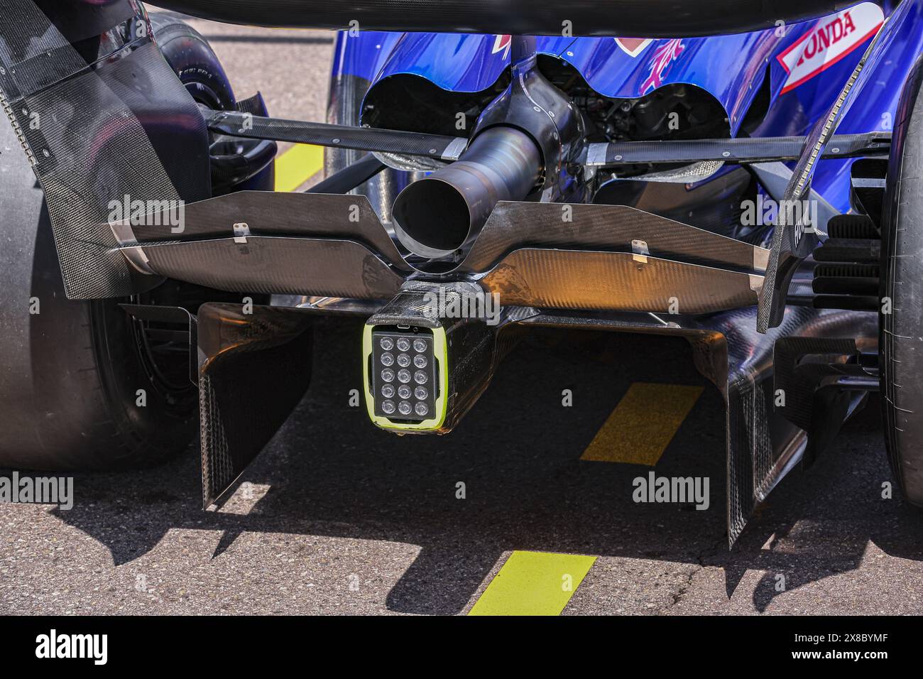 Visa Cash App RB F1 Team VCARB 01, mechanical detail, lower beam during ...