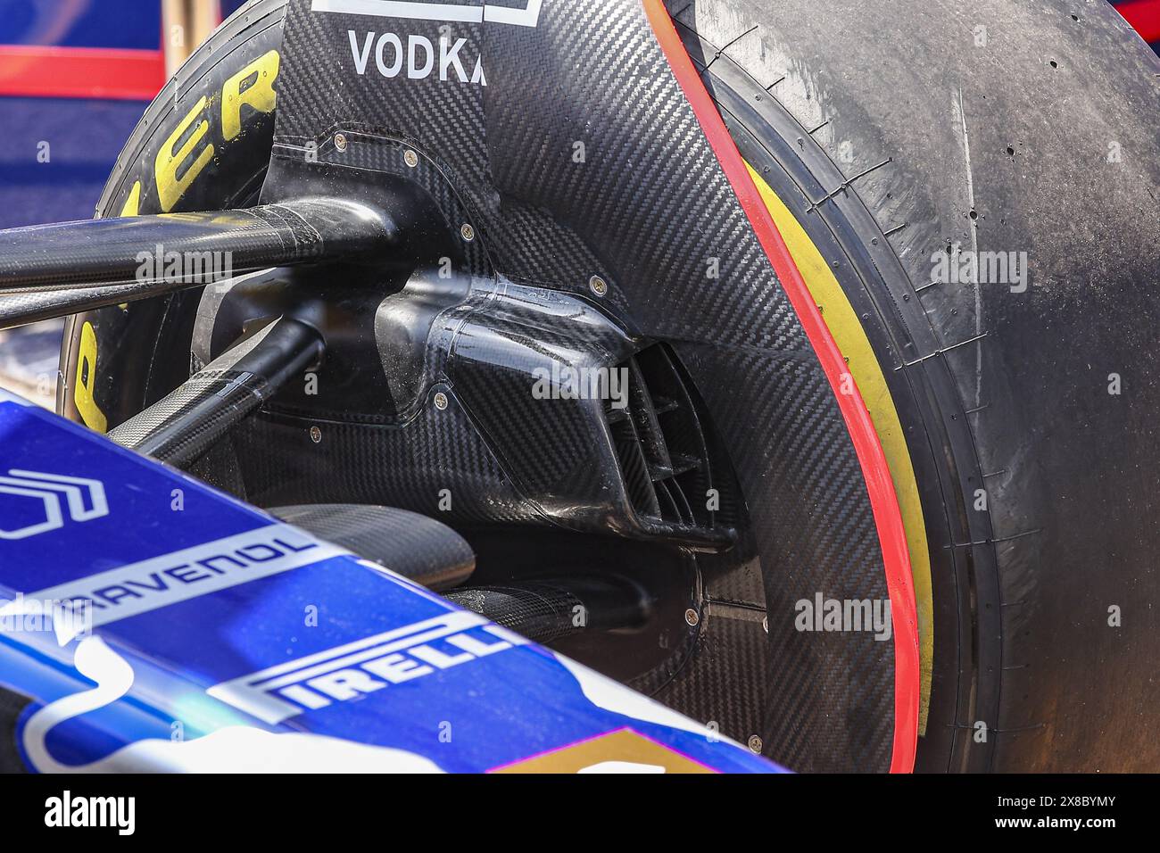 Visa Cash App RB F1 Team VCARB 01, mechanical detail, front suspension ...