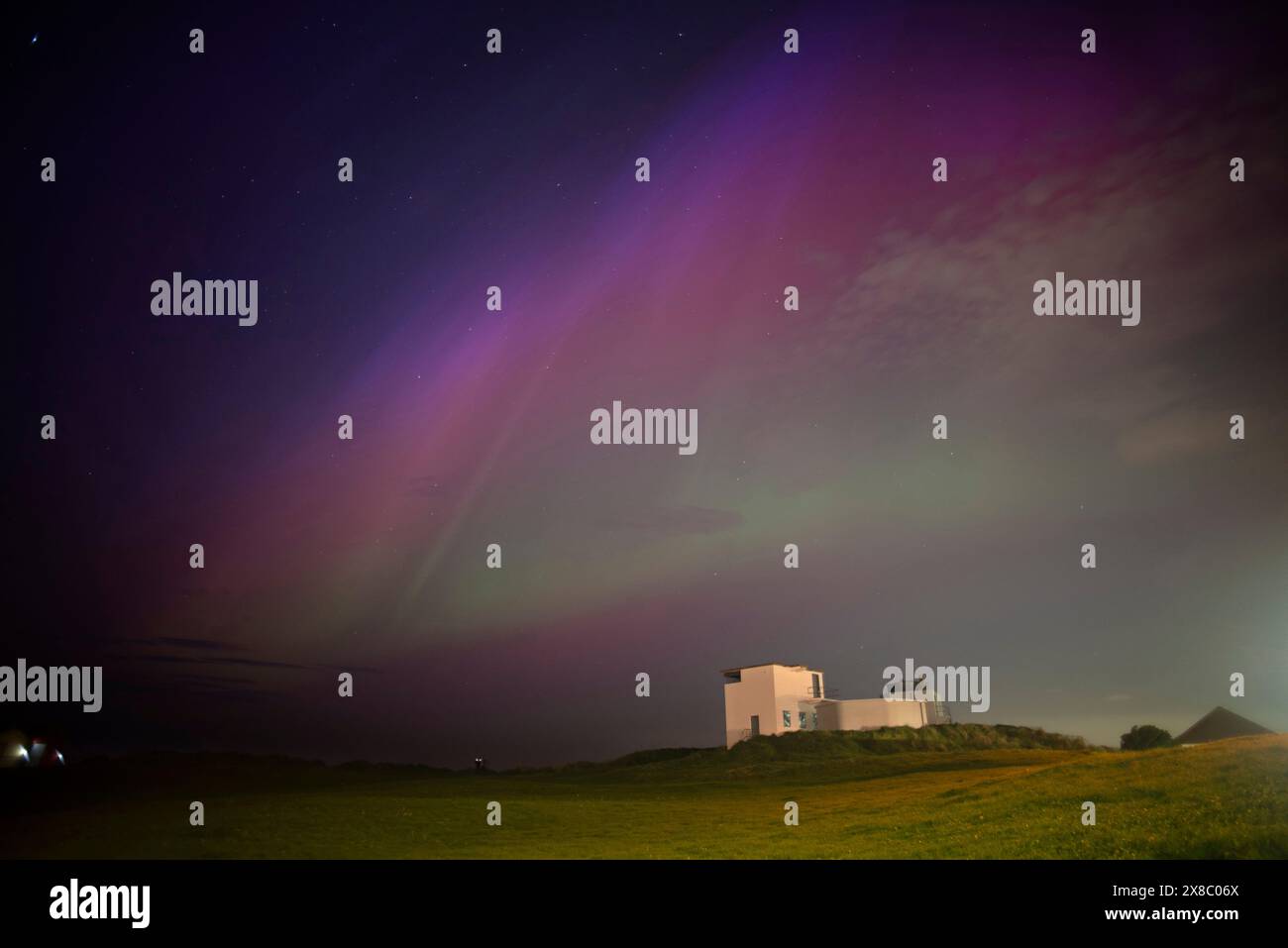 The great auroral display of 10 May 2024 seen over the Blyth Battery ...