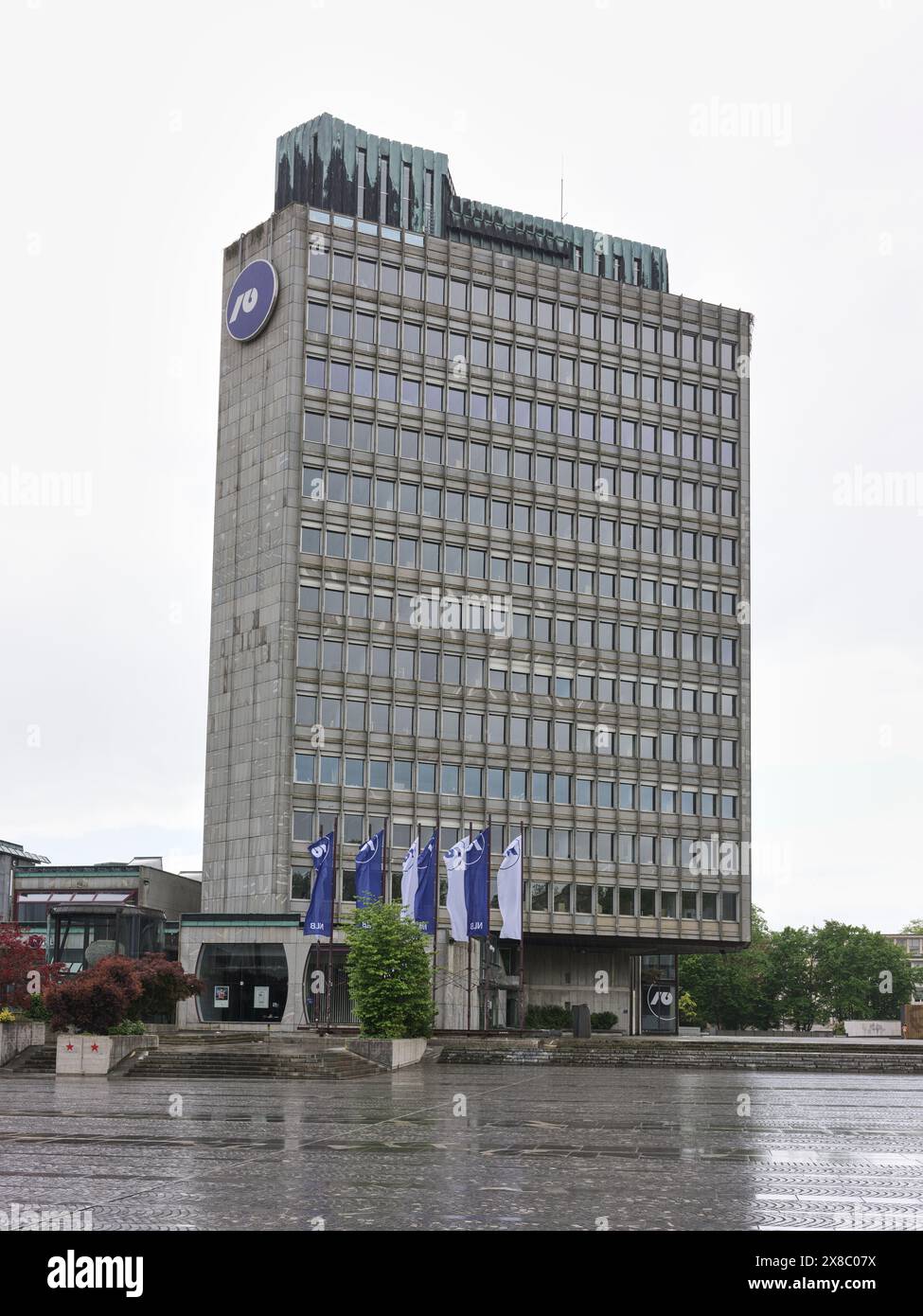 NLB bank Building, Republic Square, Ljubljana, Slovenia Stock Photo - Alamy