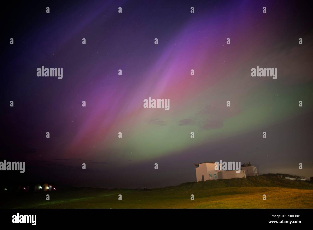 The great auroral display of 10 May 2024 seen over the Blyth Battery ...