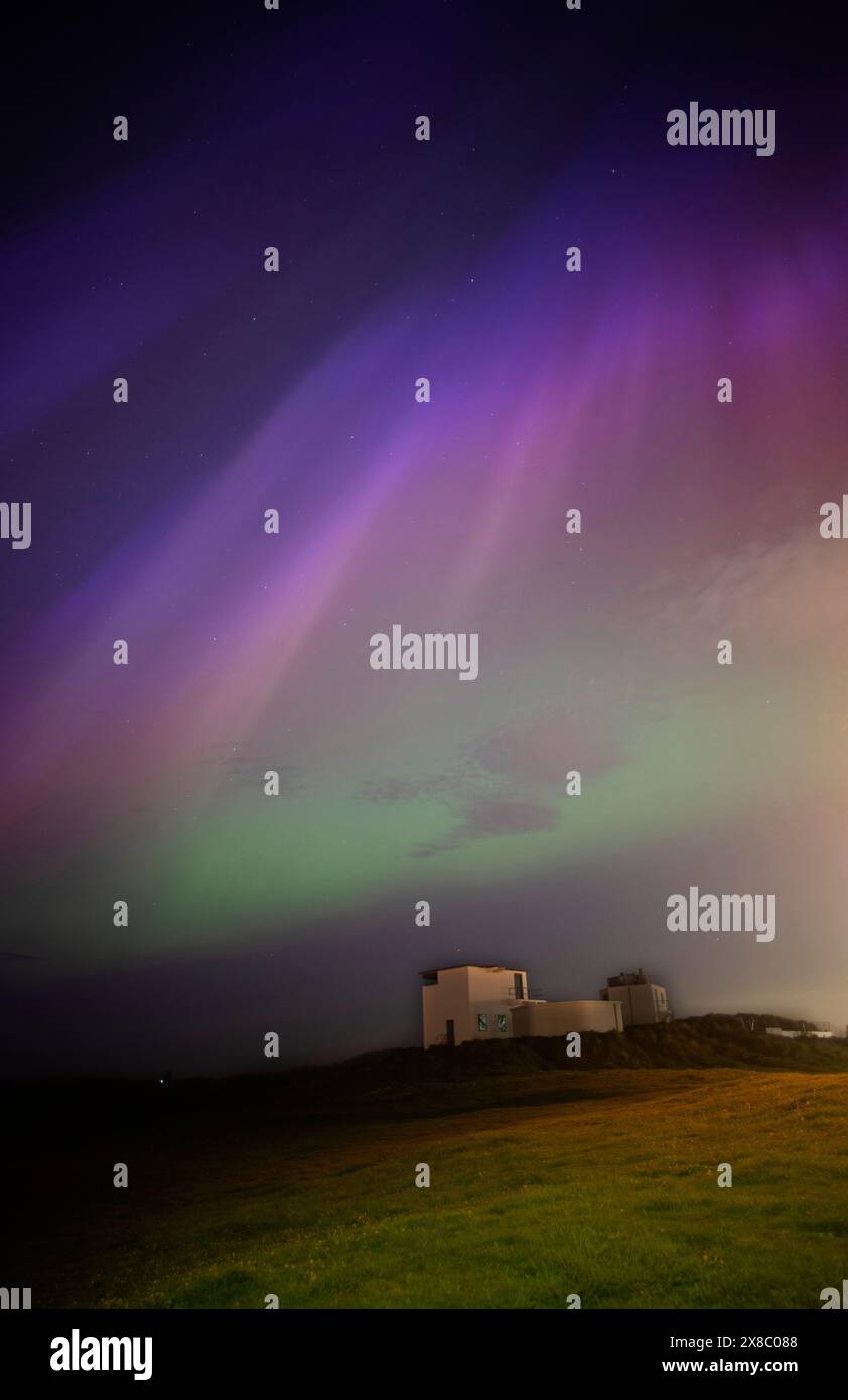 The great auroral display of 10 May 2024 seen over the Blyth Battery ...