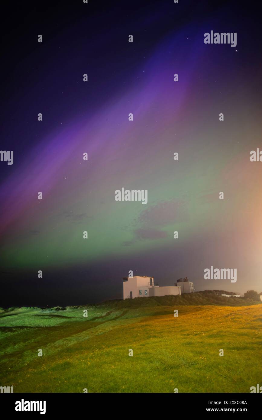 The great auroral display of 10 May 2024 seen over the Blyth Battery ...