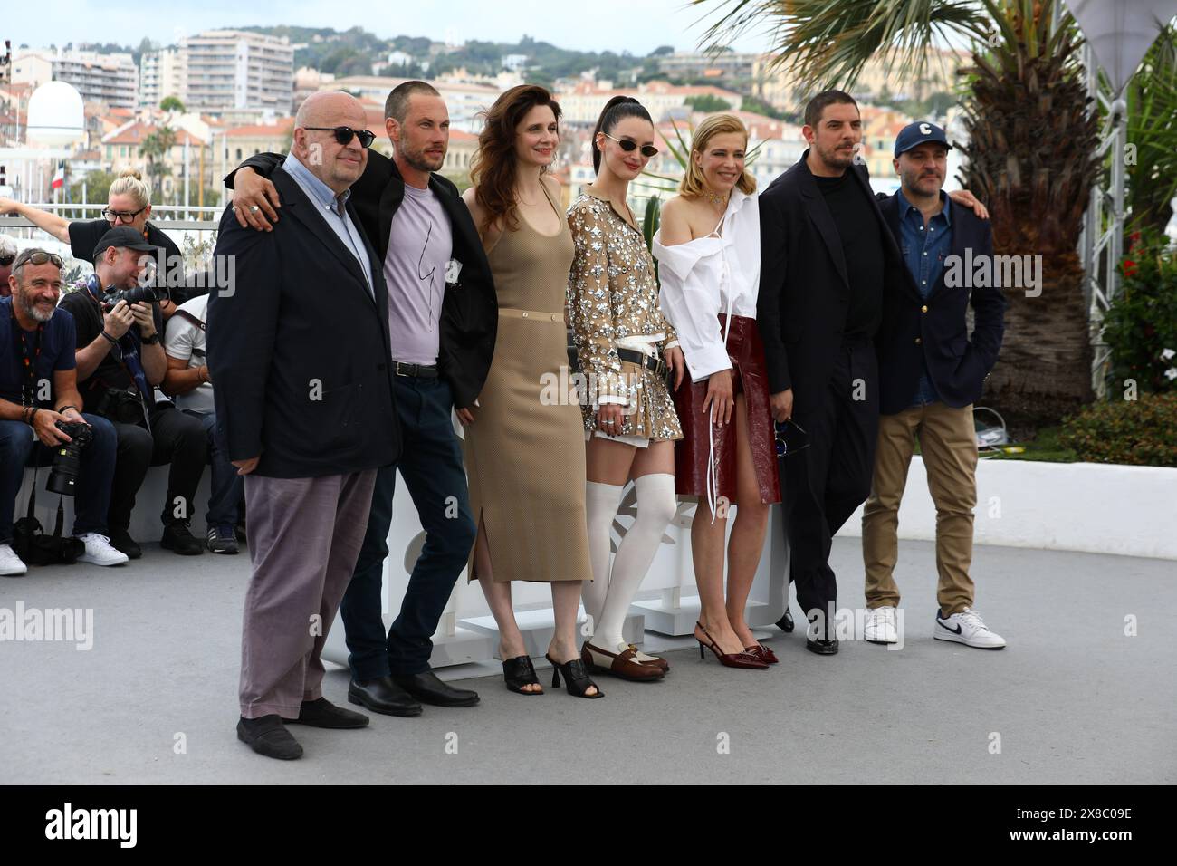 May 24, 2024, Cannes, Cote D'azur, France: JOHN ROBINSON, JUDITH CHEMLA ...