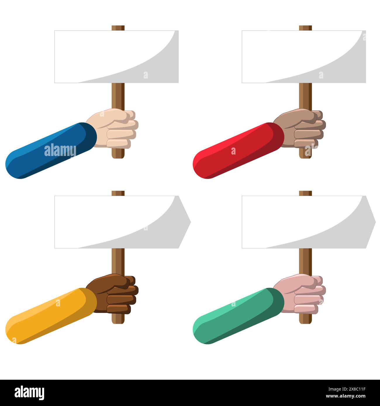 Multiple ethnicity Stock Vector Images - Alamy