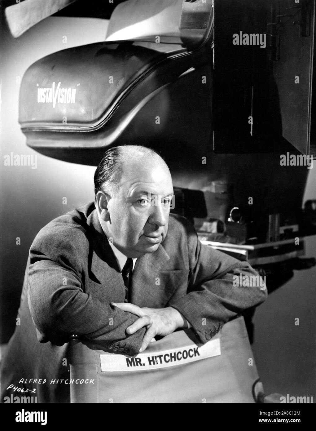 Director ALFRED HITCHCOCK 1954 Portrait with VistaVision Camera by BUD ...
