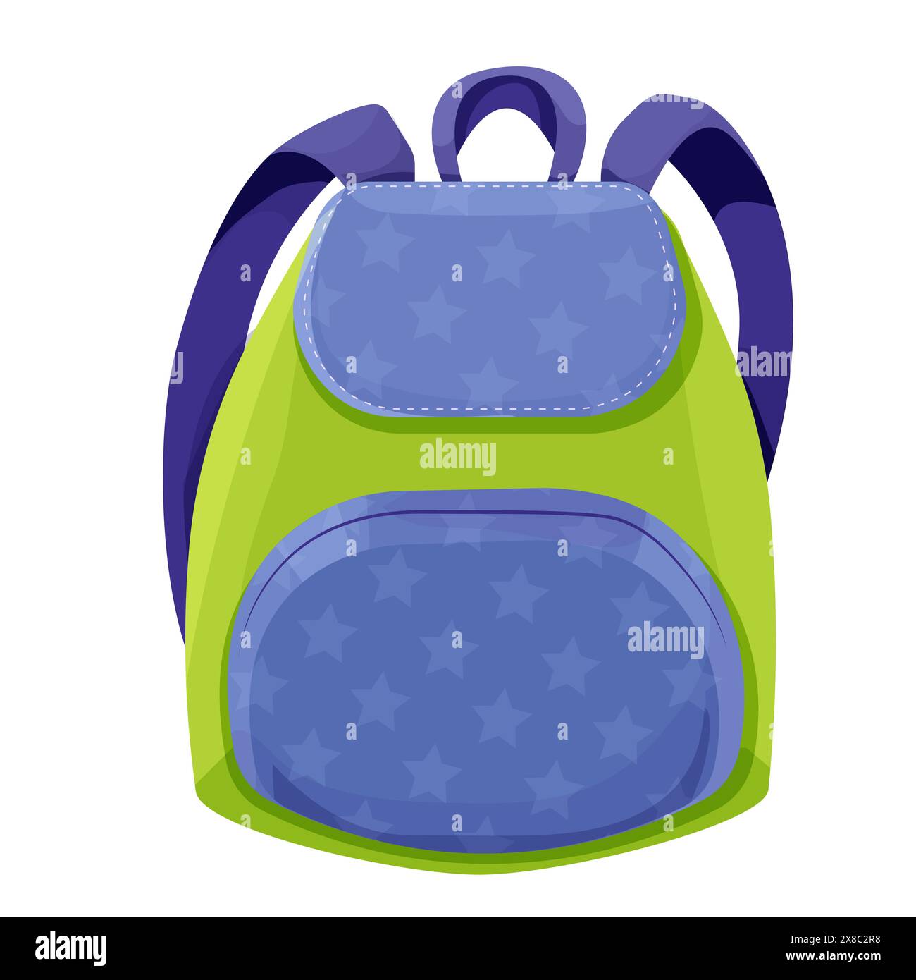 School backpack knapsack study bag, equipment, kids bag with pockets ...
