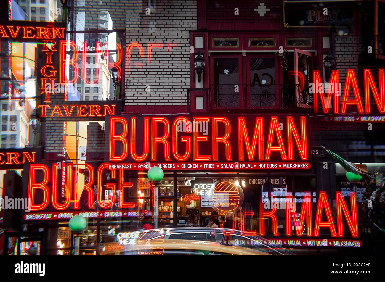 Burgerman delicatessen in Times Square in New York on Wednesday, May 22 ...