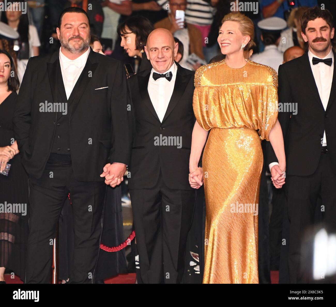 'Rumours' film crew: Denis Ménochet, Rolando Ravello, Cate Blanchett ...