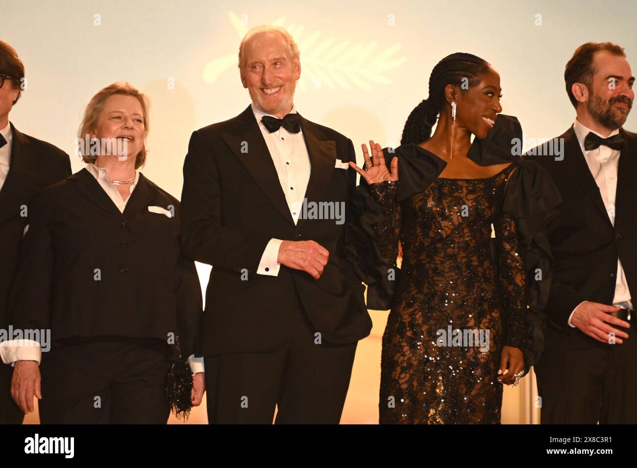 'Rumours' film crew: Liz Jarvis, Charles Dance, Nikki Amuka-Bird, Galen ...