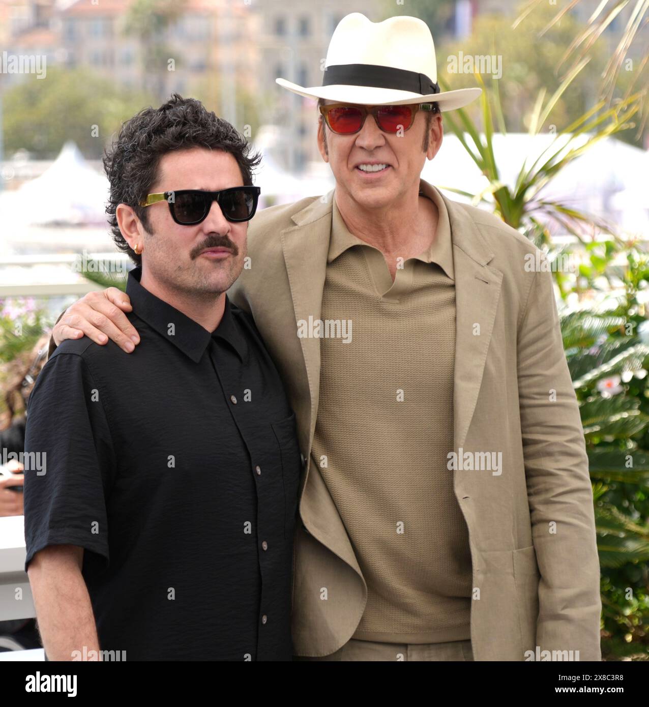 Lorcan Finnegan, Nicolas Cage Photocall of the film "The Surfer" 77th ...