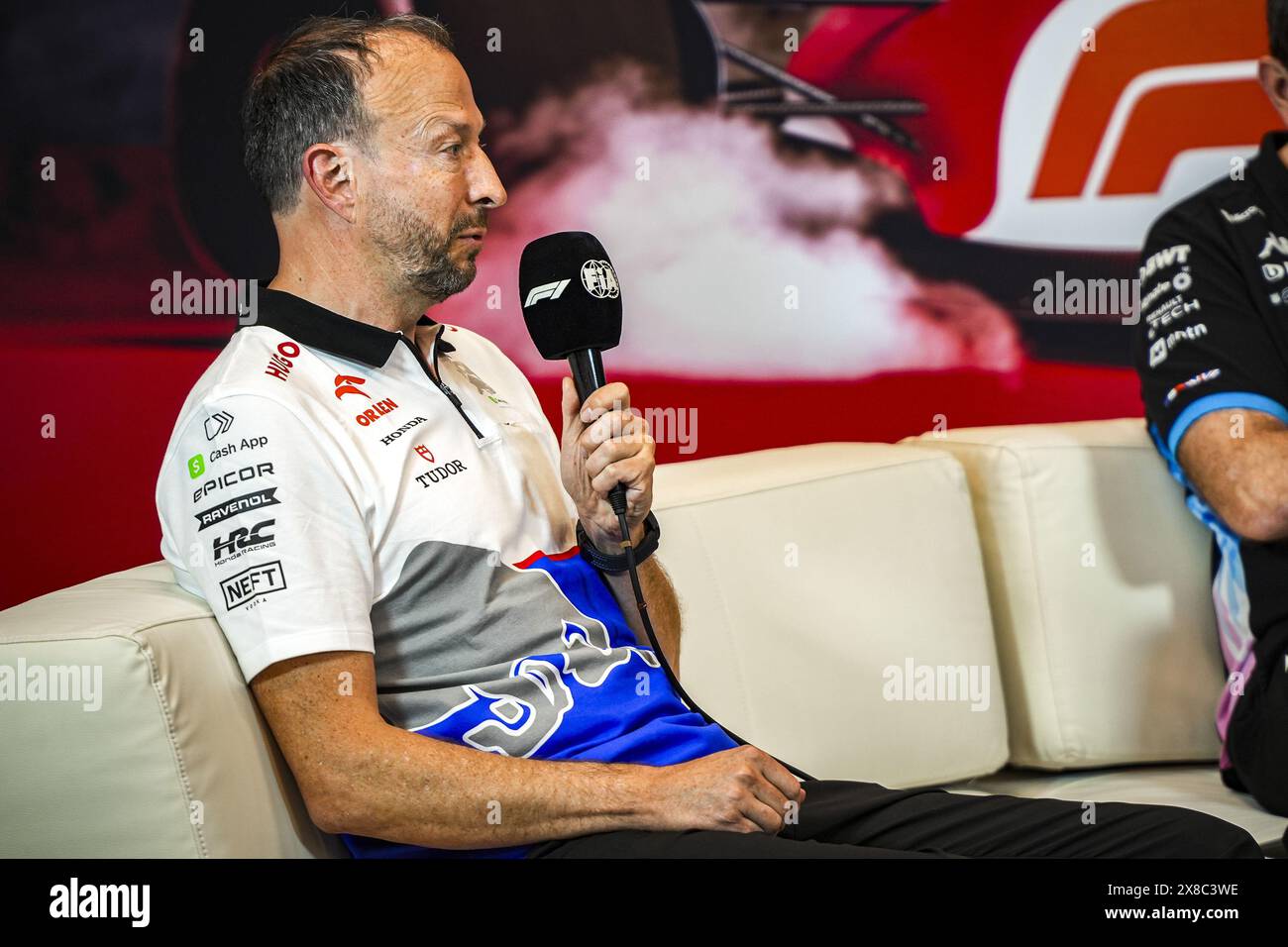 BAYER Peter, CEO of Visa Cash App RB F1 Team, portrait, press conference during the Formula 1 ...