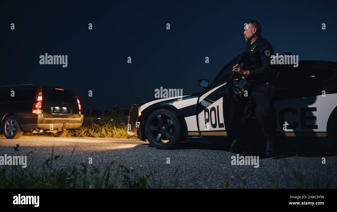 Stepping out of car hi-res stock photography and images - Alamy