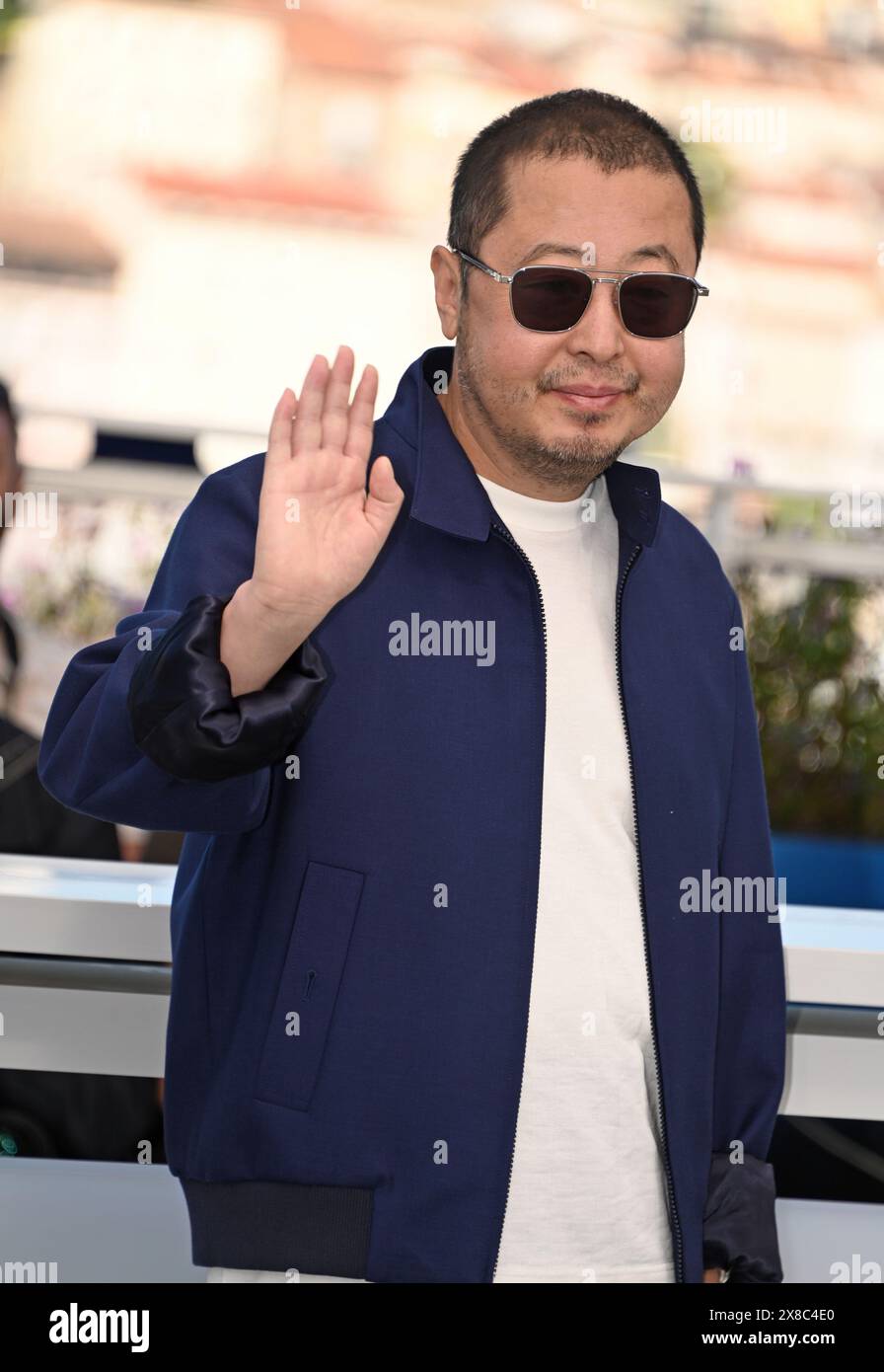 Jia Zhangke Photocall of the film "Feng liu yi dai" ("Caught by the ...