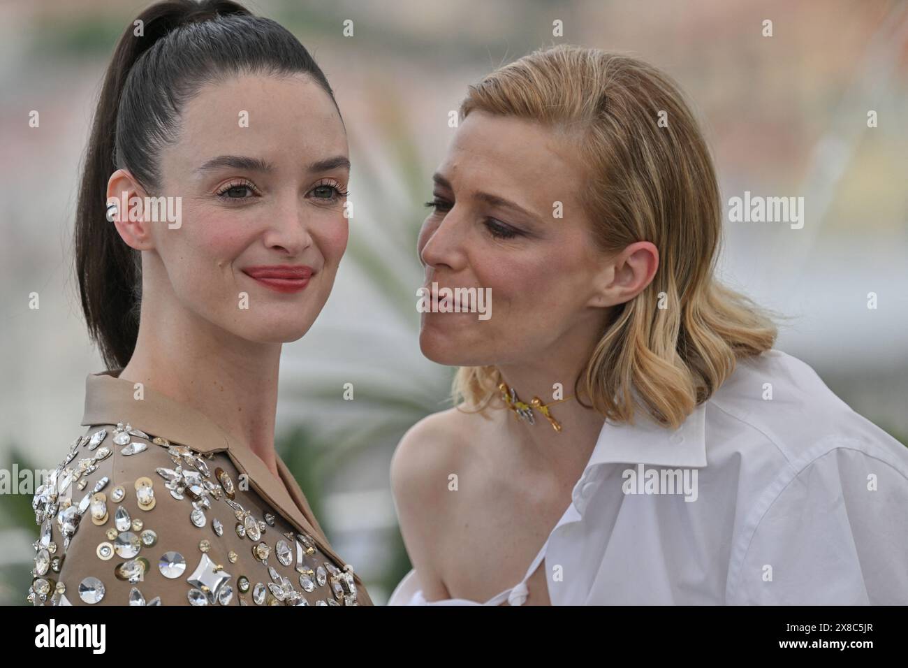 Cannes, France. 24th May, 2024. Charlotte Le Bon, Celine Sallette at ...