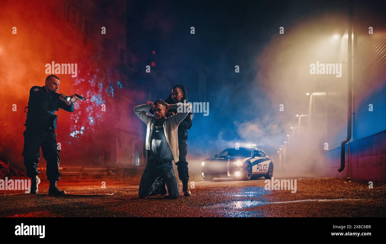 Police making arrest hi-res stock photography and images - Alamy