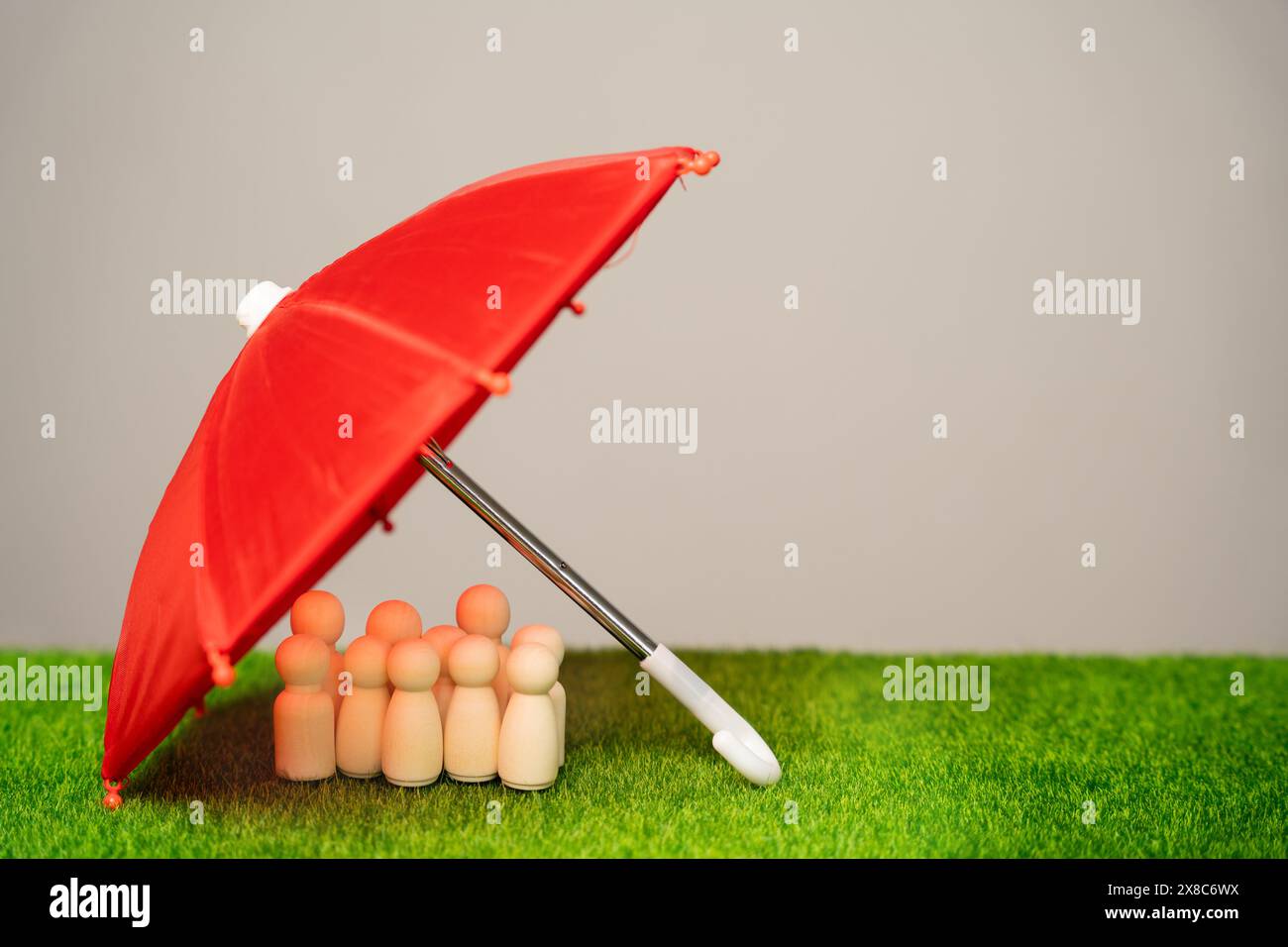 Life insurance concept. Customer and employees care. Security and ...