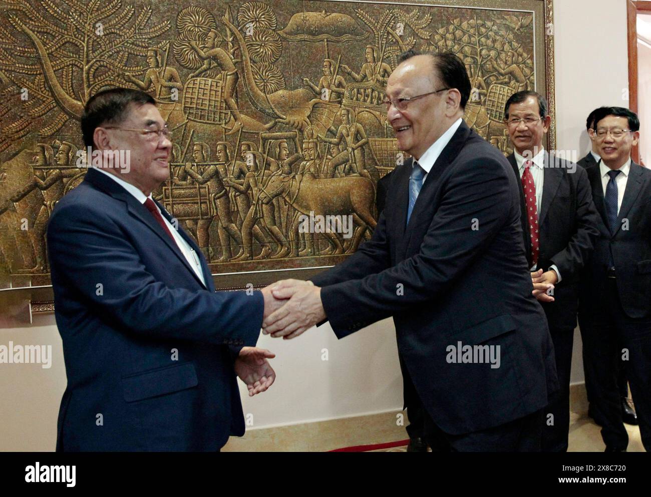 Phnom Penh, Cambodian National Assembly First Vice President Cheam Yeap ...
