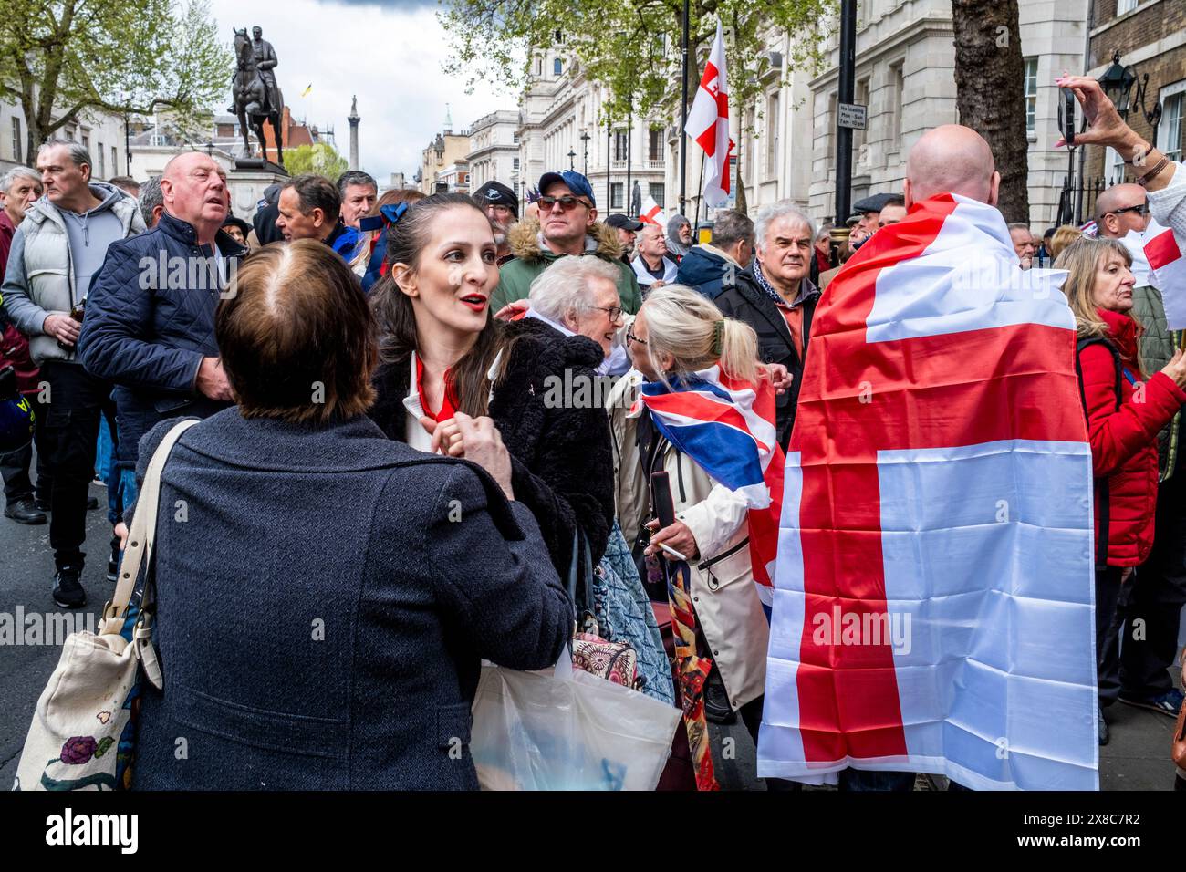 English People Gather In Whitehall For St George's Day Celebrations ...