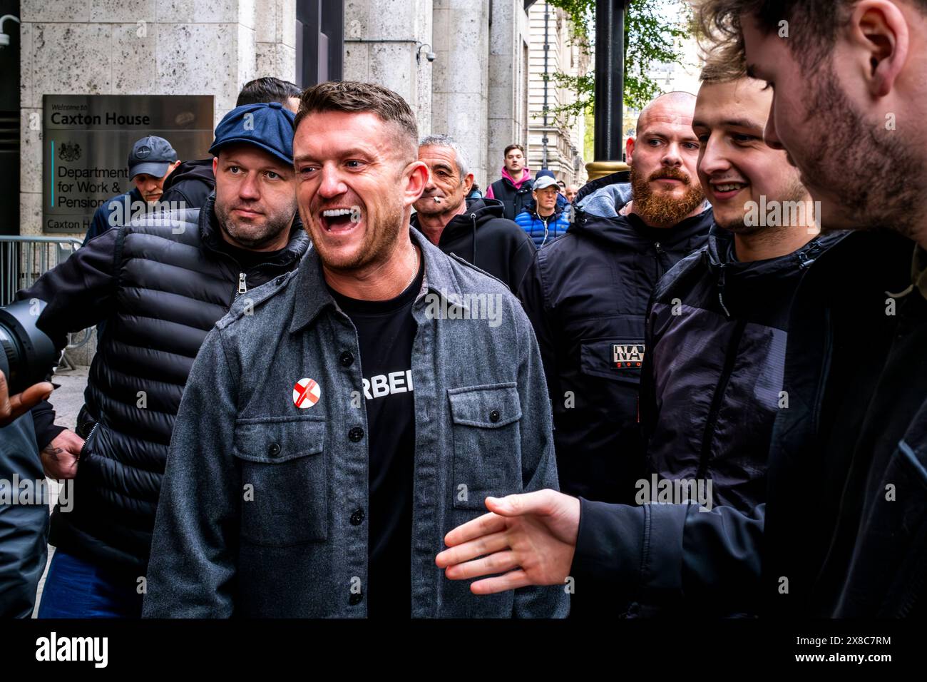 After Winning A Court Case Against The Met Police, A Smiling Tommy ...