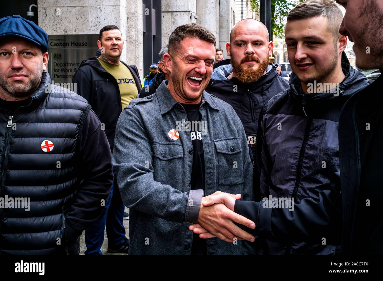 After Winning A Court Case Against The Met Police, A Smiling Tommy ...