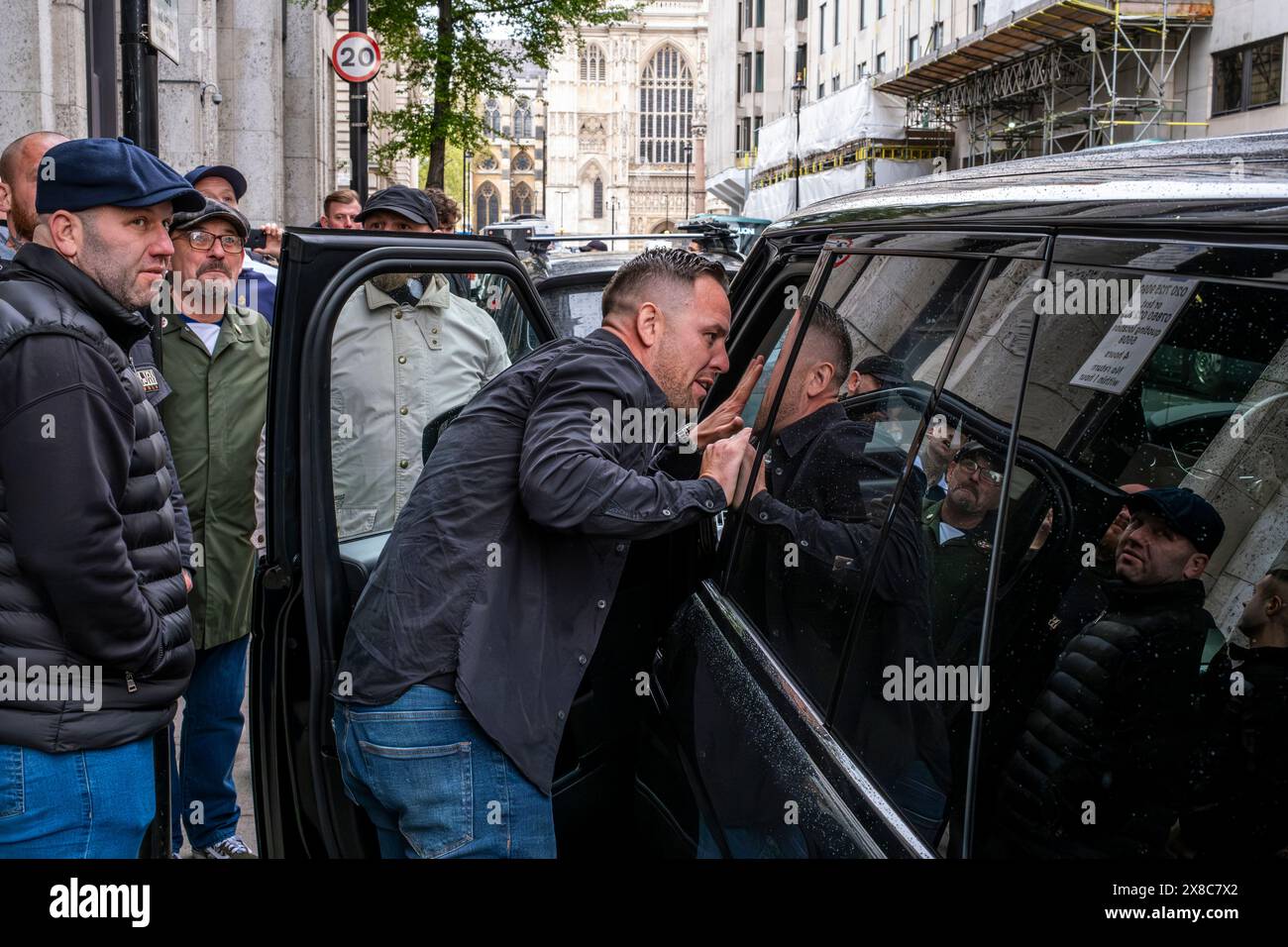 Political Activist Danny Tommo Leaving A St George's Day Rally in ...