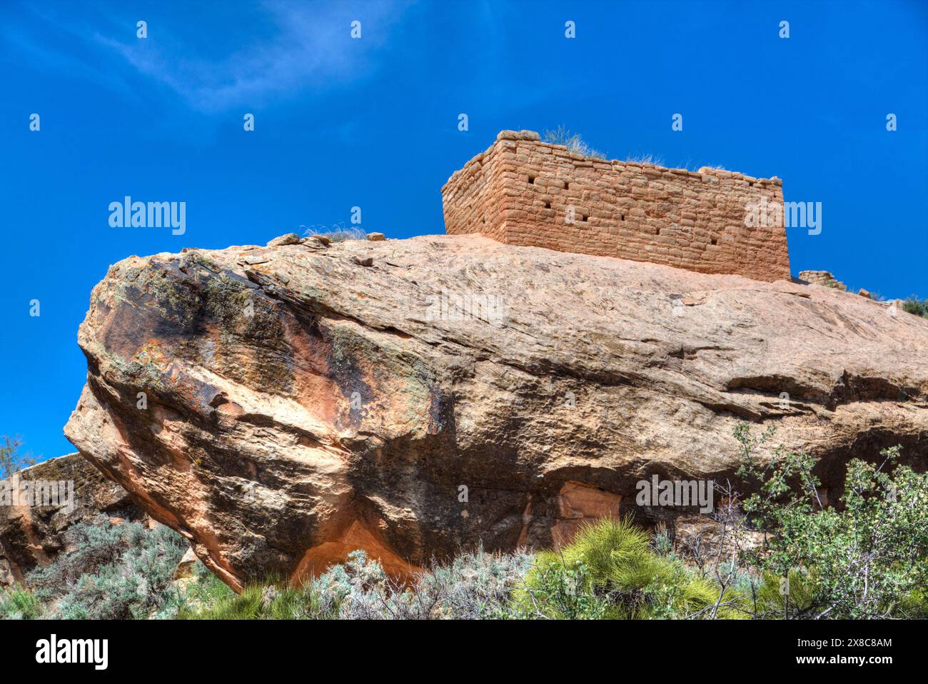 Ruins of Ancestral Puebloans, 900 A.D. - 1,200 A.D., Holly Group ...