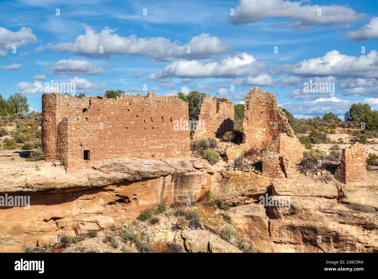 Hovenweep Castle, constructed between 1230 AD and 1275 AD, Hovenweep ...