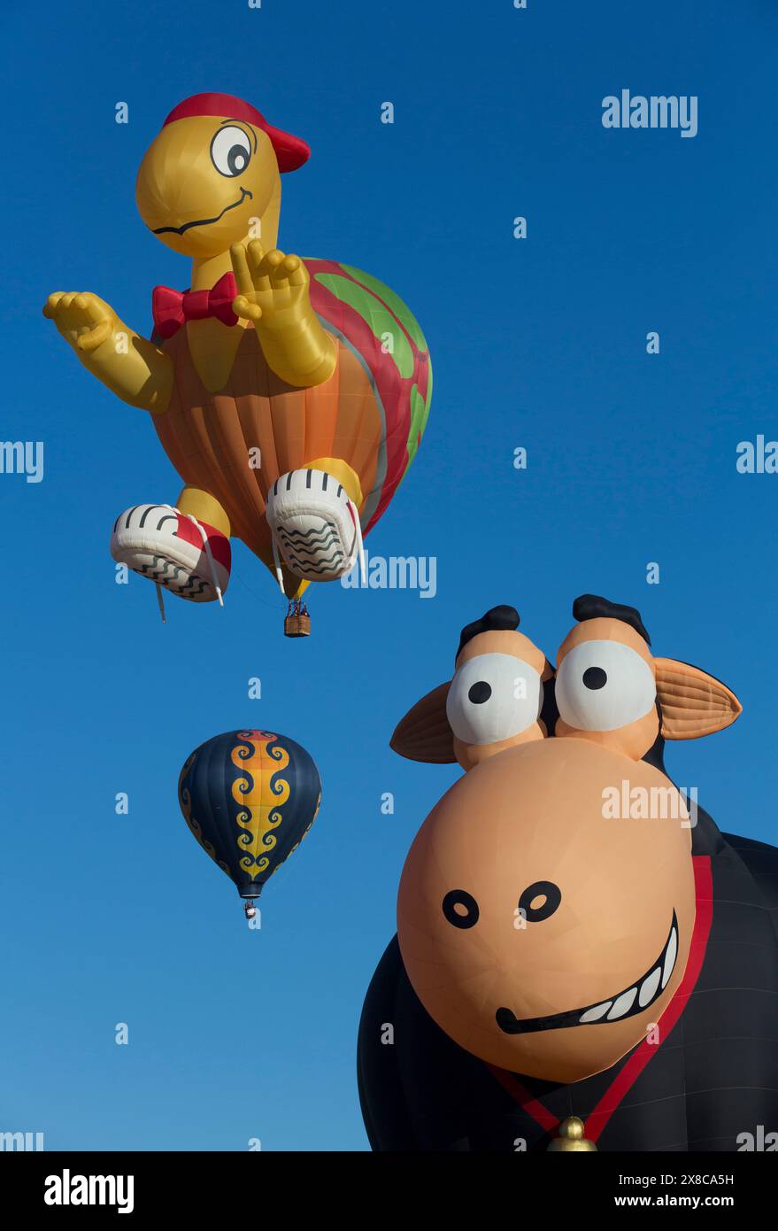 Special Shape Balloons "Mister Bup" (left), "Black Sheep" (right), 2015 ...