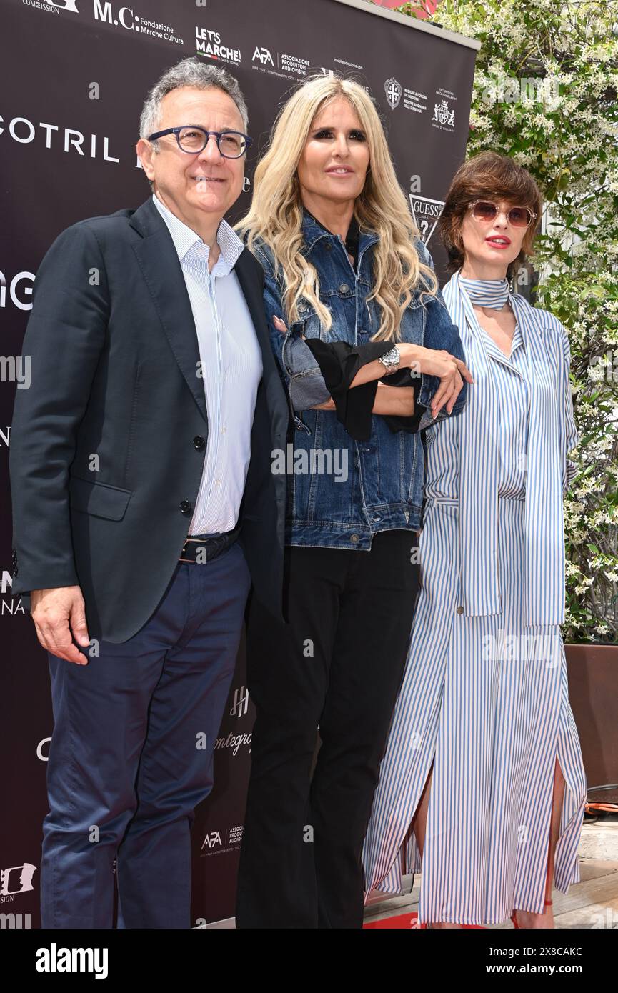 Paolo Del Brocco, Tiziana Rocca, Paz Vega "Filming Italy Sardegna ...