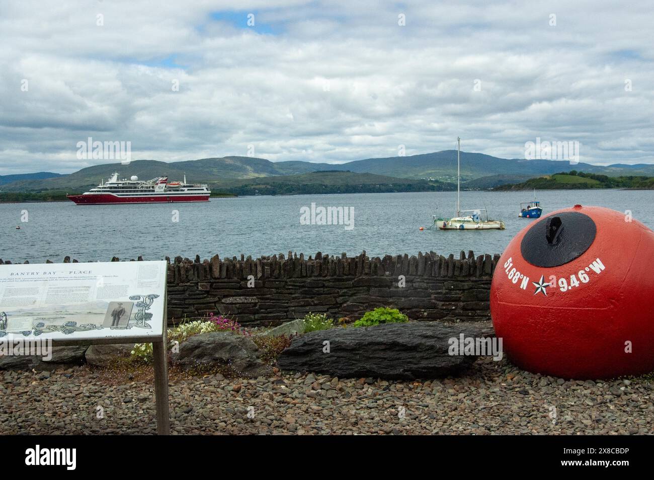 Friday May 24, 2024, Bantry West Cork Ireland; The cruise ship ...