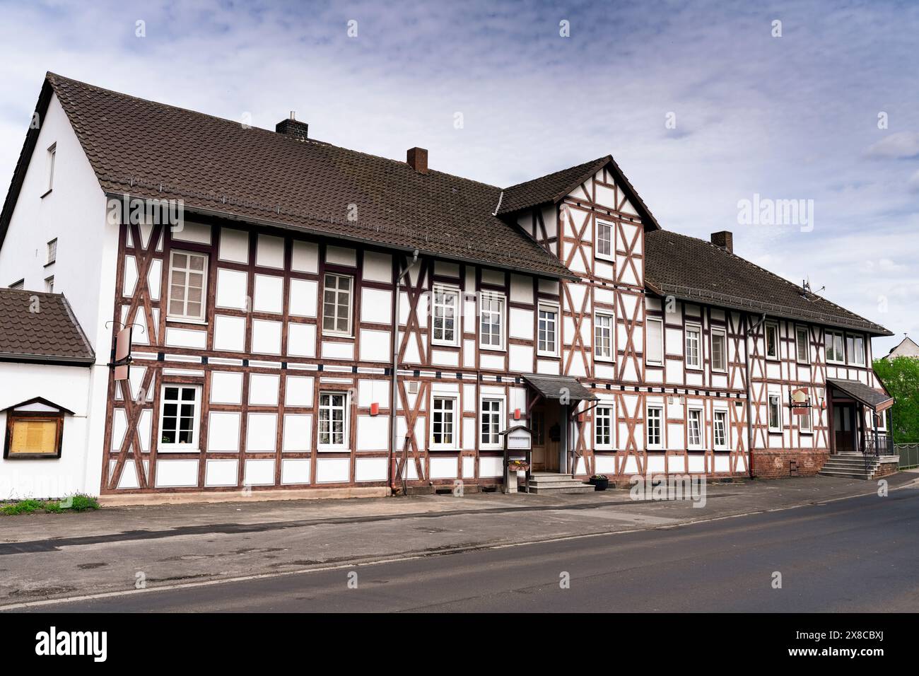 Ancient house of German traditional construction and design Stock Photo ...