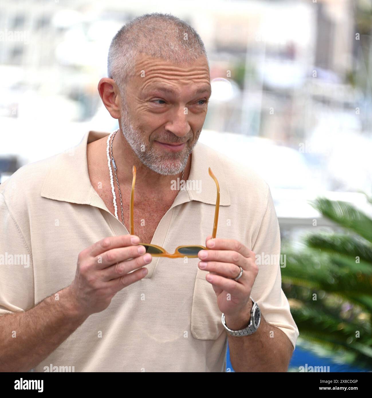 Vincent Cassel Photocall of the film "The Shrouds" 77th Cannes Film ...