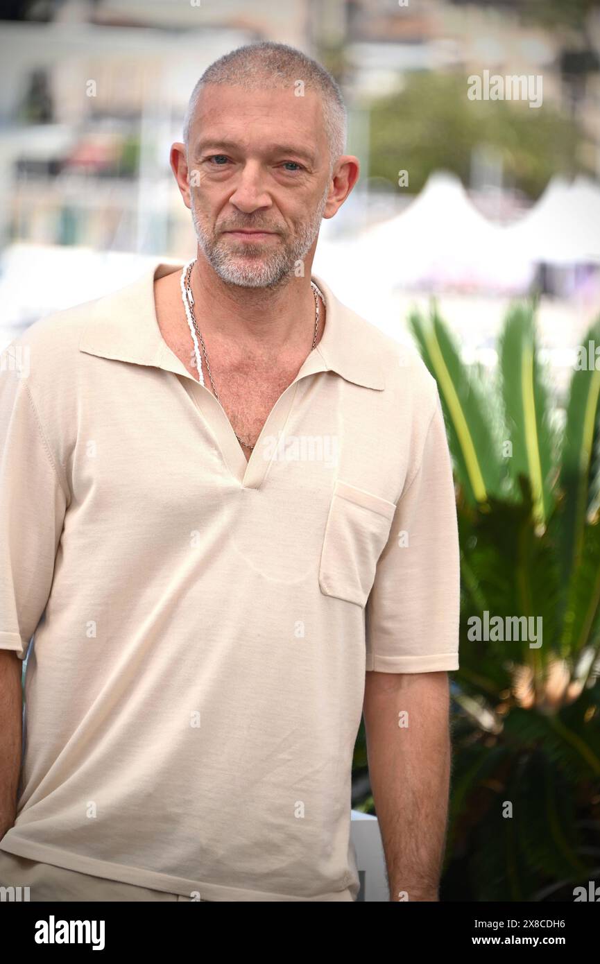 Vincent Cassel Photocall of the film "The Shrouds" 77th Cannes Film ...