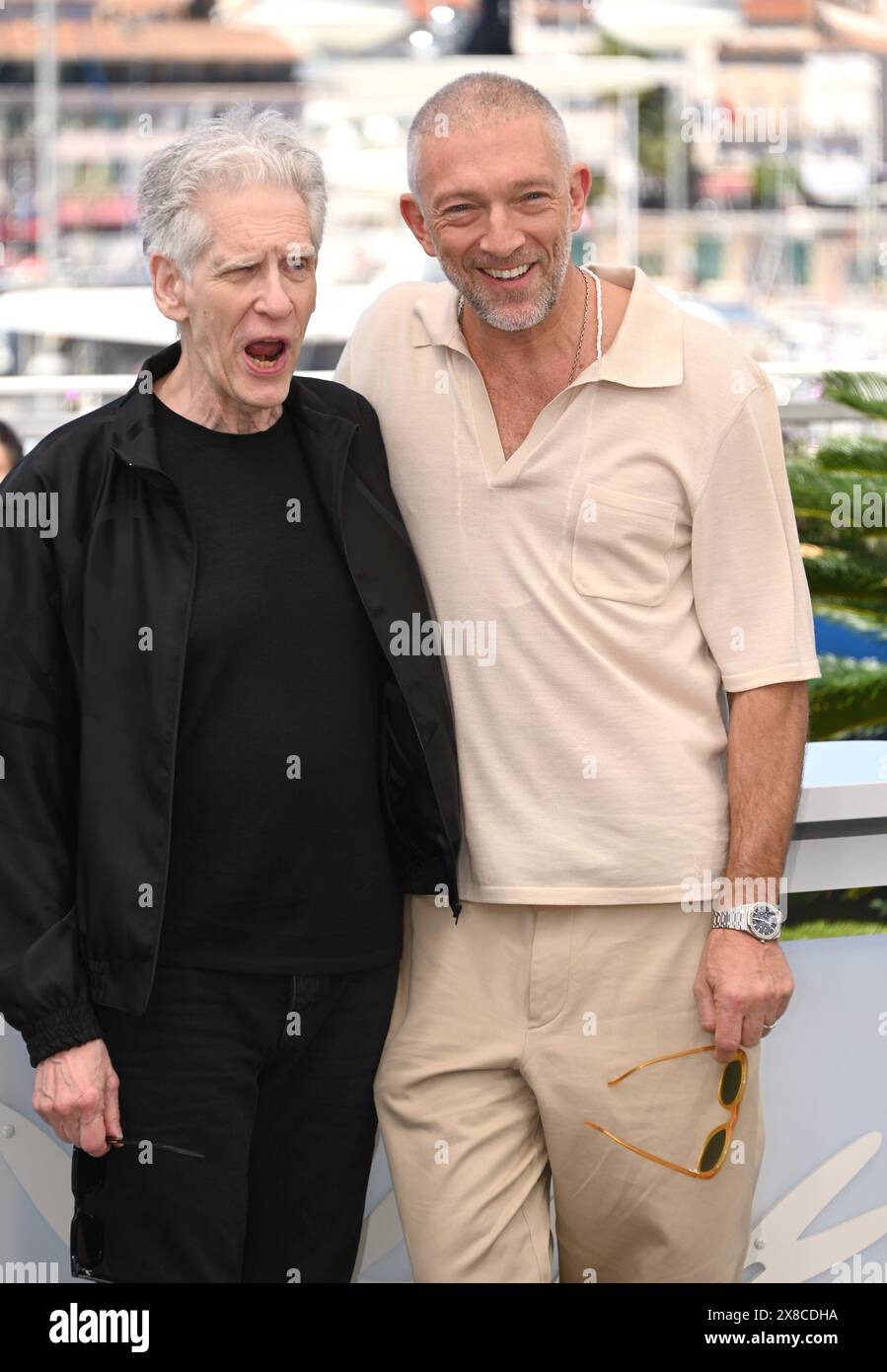 David Cronenberg, Vincent Cassel Photocall of the film "The Shrouds ...