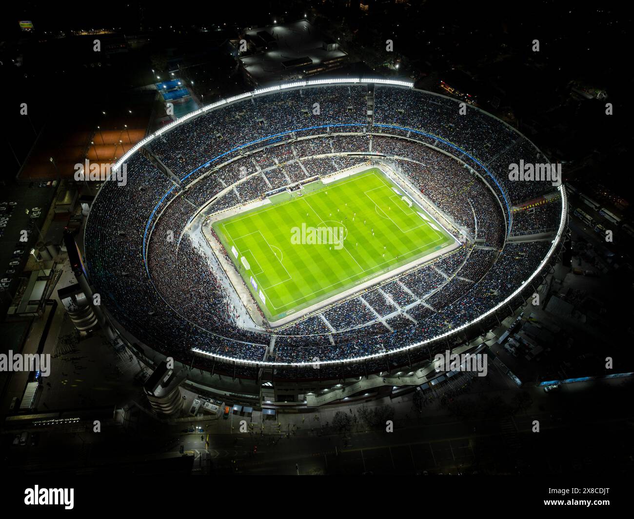 Buenos Aires, Argentina, October 12, 2023: Aerial view of the "River ...