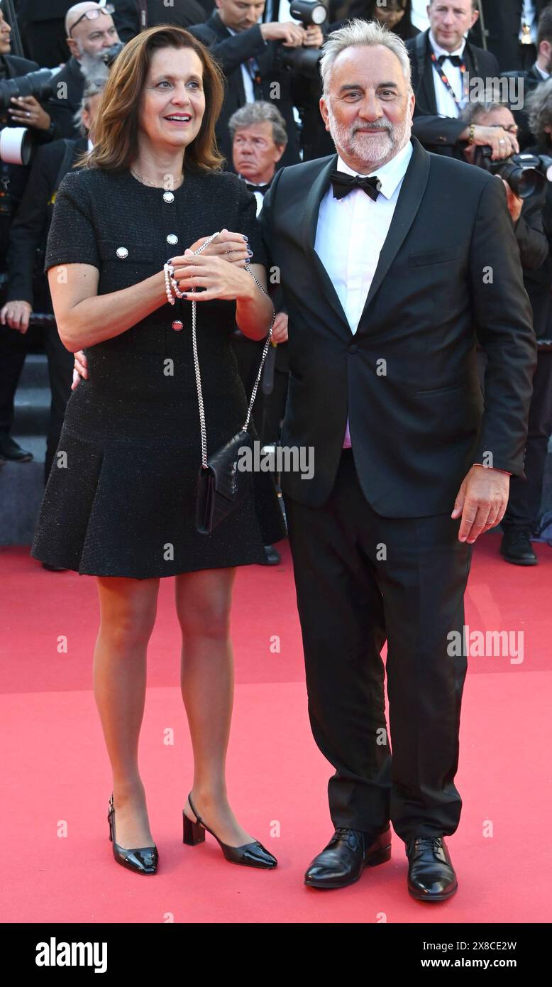 Antoine Duléry, Pascale Pouzadoux 'Marcello Mio' Cannes Film Festival ...