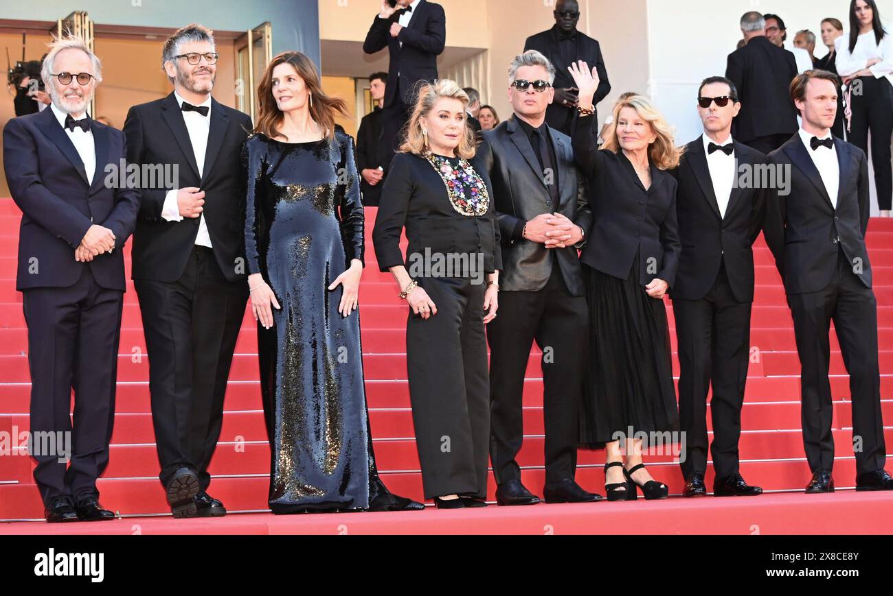 "Marcello Mio" film cast: Fabrice Luchini, Christophe Honoré, Chiara ...