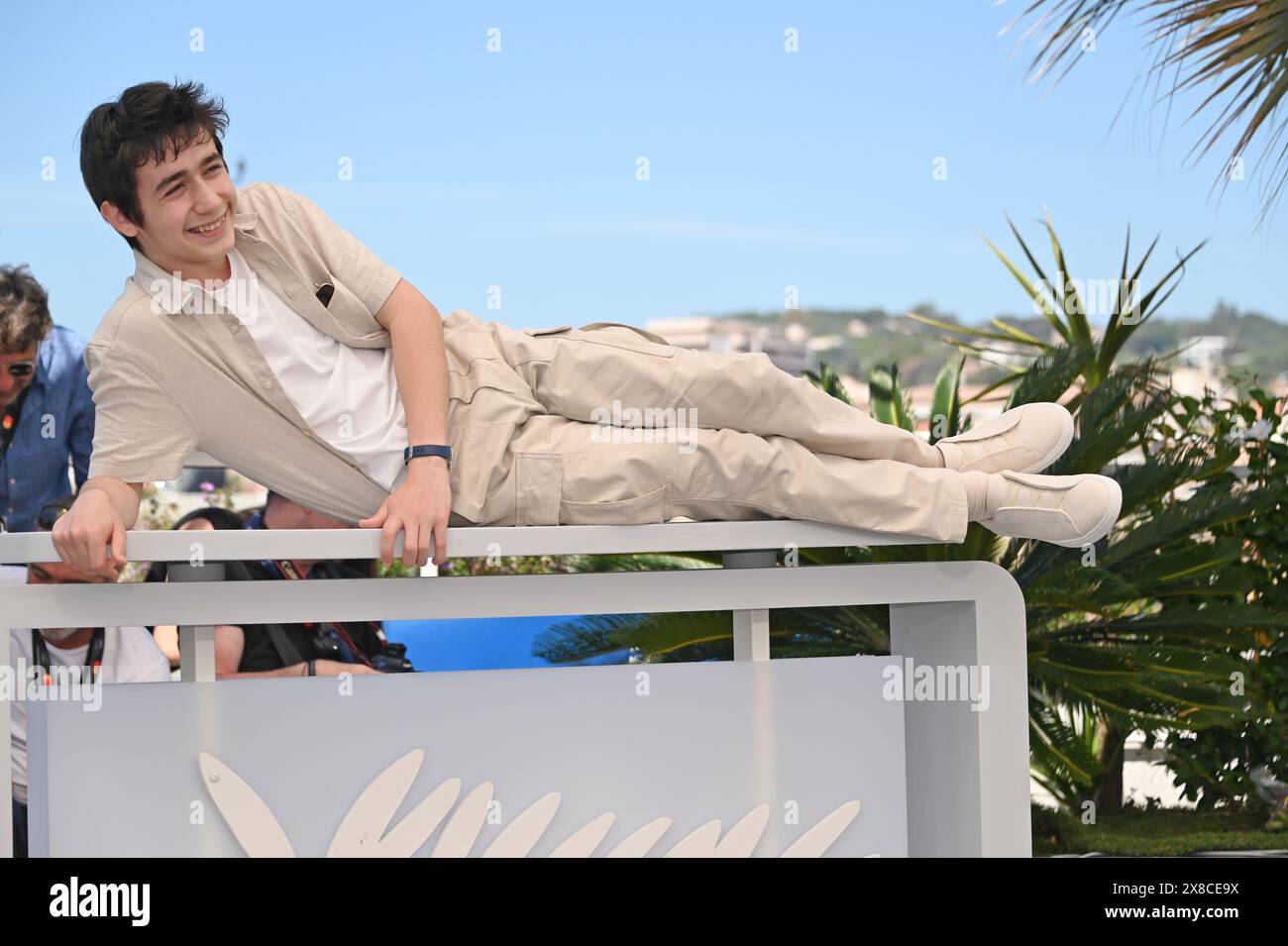 Milo Machado-Graner Photocall of the film "Spectateurs" ("Filmlovers ...