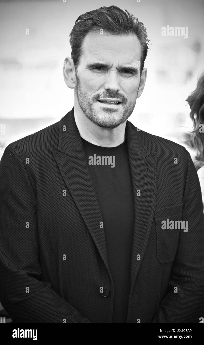 Actor matt dillon at cannes film festival 2024 Black and White Stock ...