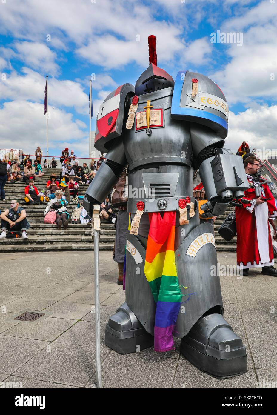 London, UK. 24th May, 2024. A Warhammer battle game character in a ...