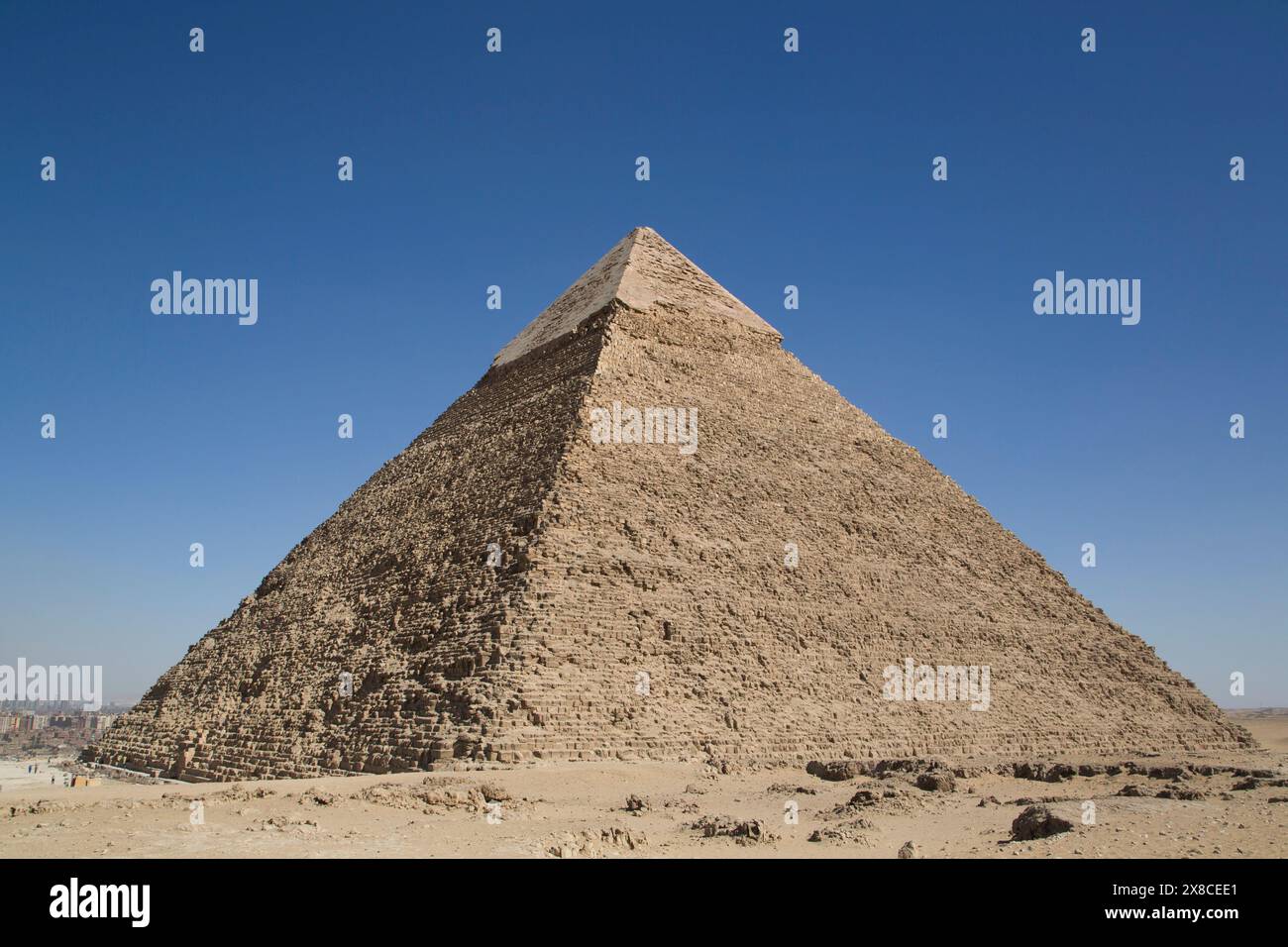 Pyramid of Chephren, The Giza Pyramids, Giza, Egypt Stock Photo - Alamy