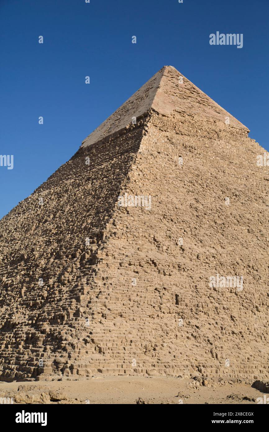 The Pyramid of Chephren, The Giza Pyramids, Giza, Egypt Stock Photo - Alamy