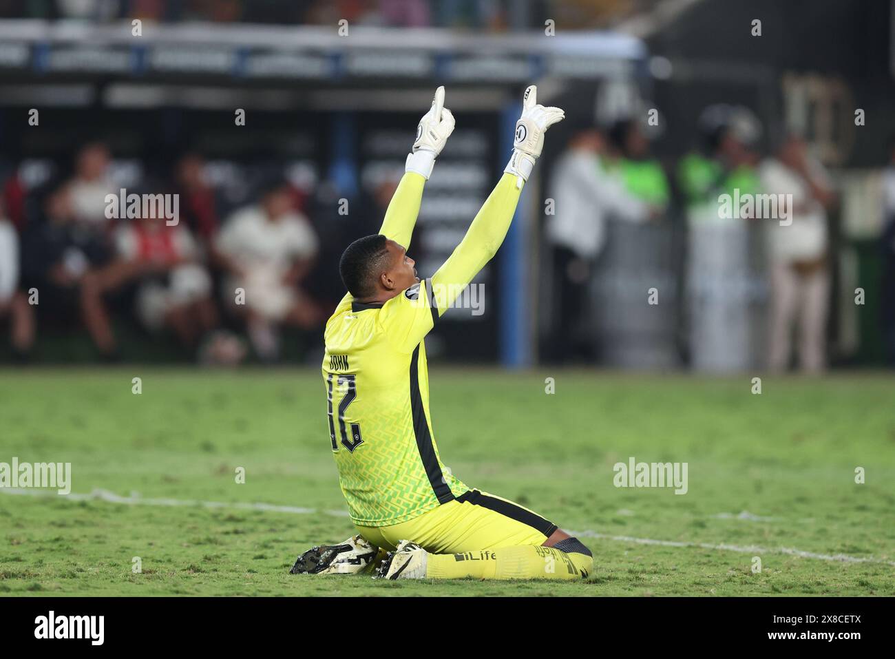 Lima, Peru. 17th May, 2024. John Victor of Botafogo during the CONMEBOL ...